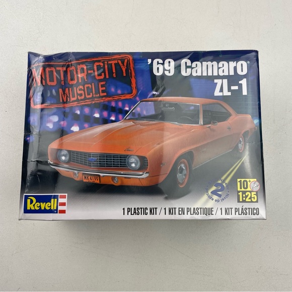 Revell | Toys | Revell Model Kit Motor City Muscle 69 Camaro Zl With ...